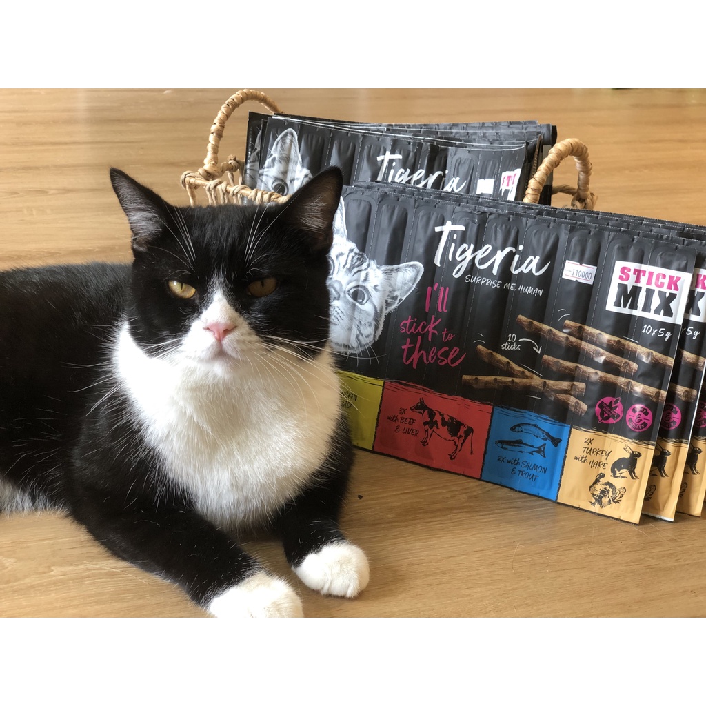 Que thưởng Tigeria Snack dành cho Mèo - Tigeria Stick Grain Free Cat ...