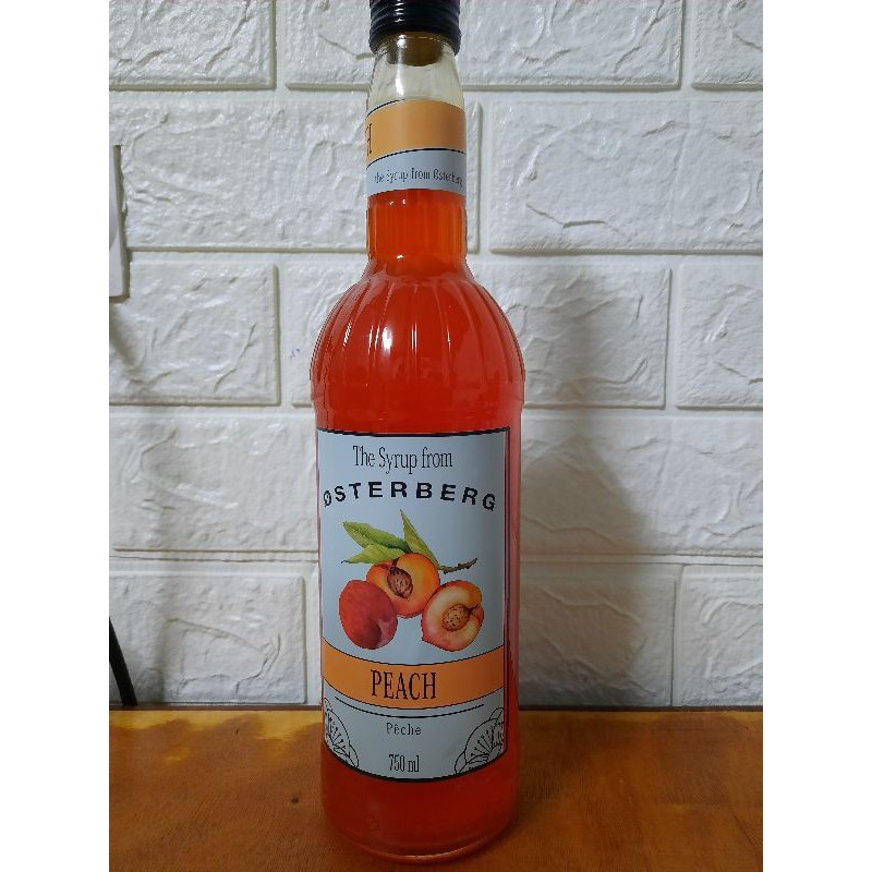 Syrup/ Siro Osterberg ĐÀO chai 750ml | Shopee Việt Nam