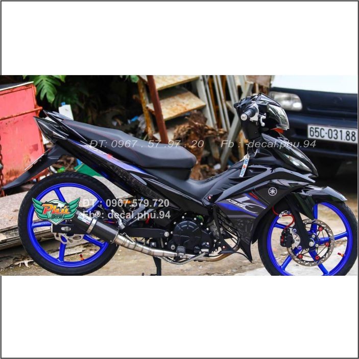 Tem Exciter 135 Lc đen xám xanh (Q) | Shopee Việt Nam