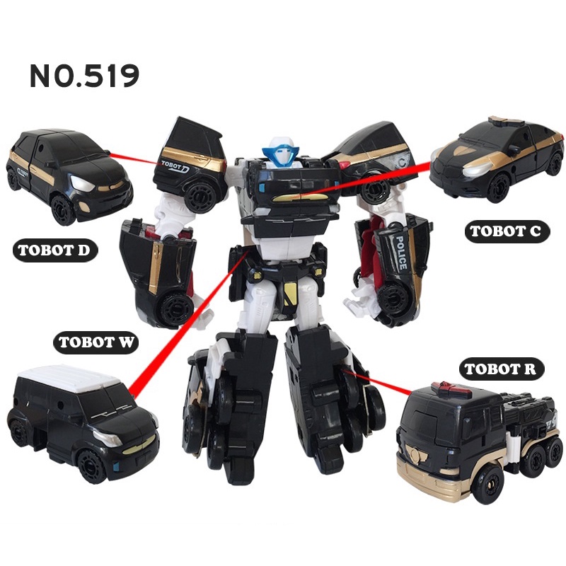 [Transform Robot] Đồ chơi Robot biến hình Tobot, Robot biến hình Oto tobot mini dành cho bé Size ...