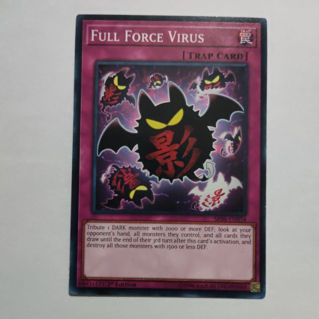 Thẻ Bài Yugioh Chính Hãng Full Force Virus | Shopee Việt Nam