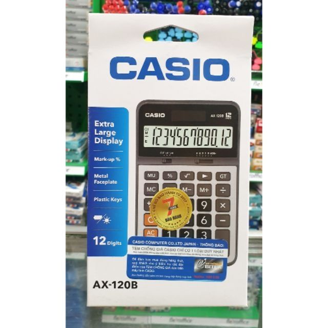 Máy tính casio Ax-120B | Shopee Việt Nam