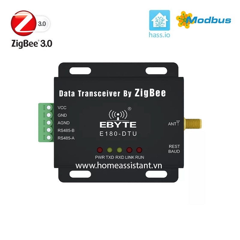 Bộ Router Zigbee To RS485 Modbus Ebyte E180-DTU (Hỗ trợ HomeAssistant ...