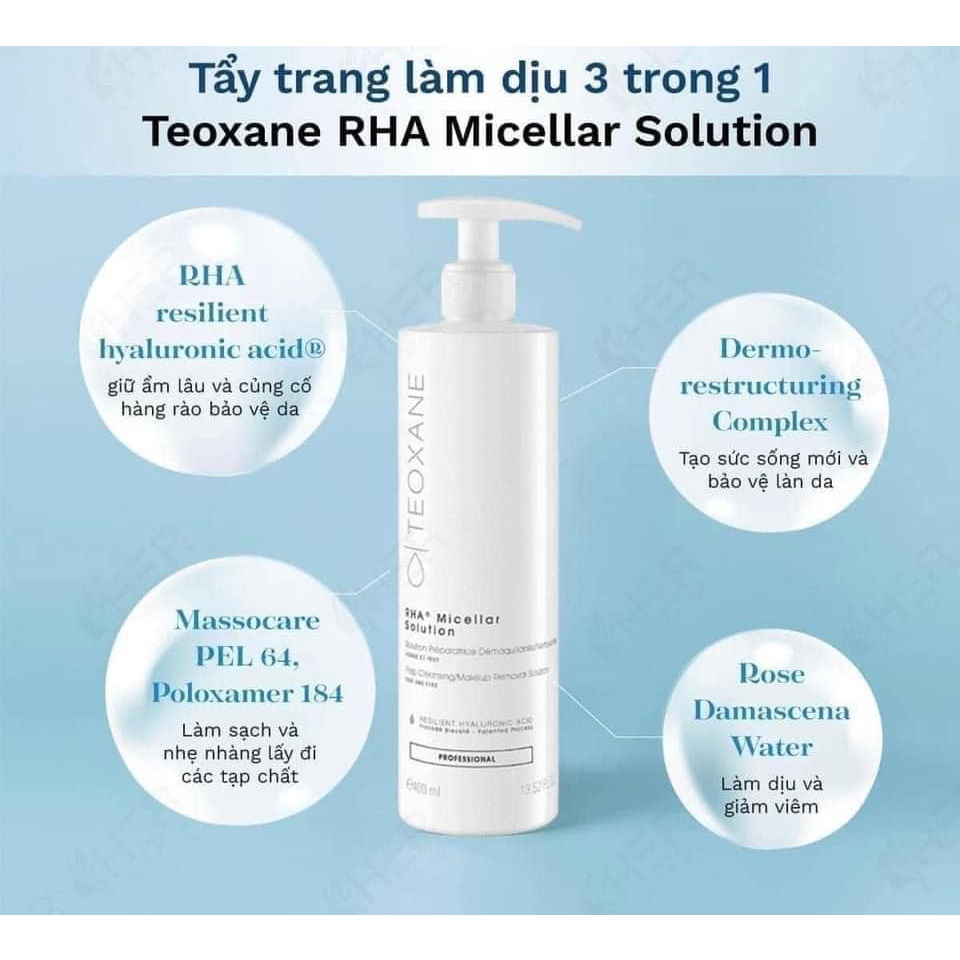 date 2025 𝐓𝐚̂̉𝐲 𝐭𝐫𝐚𝐧𝐠 𝐓𝐄𝐎𝐗𝐀𝐍𝐄 𝐑𝐇𝐀 𝐌𝐢𝐜𝐞𝐥𝐥𝐚𝐫 𝐒𝐨𝐥𝐮𝐭𝐢𝐨𝐧 200ml | Shopee Việt Nam