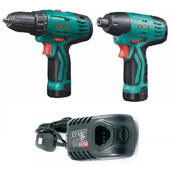 Bộ Combo Máy Khoan Và Siết Vít Dùng Pin DCA ADKIT01 (TYPE E) | Shopee ...