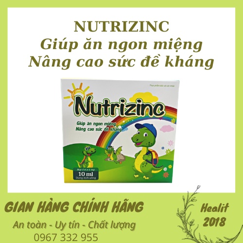 Nutrizinc giúp bé ăn ngon, tăng cường sức đề kháng hộp 4 vỉ x 5 ống | Shopee Việt Nam