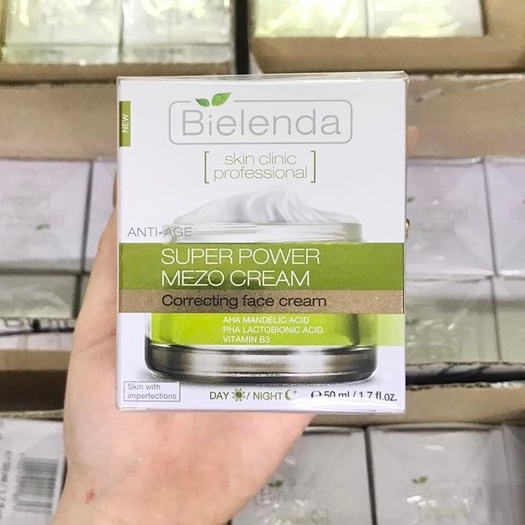 Kem Làm Sáng Mịn Và Trẻ Hóa Da Bielenda Super Power Mezo Krem Cream ...