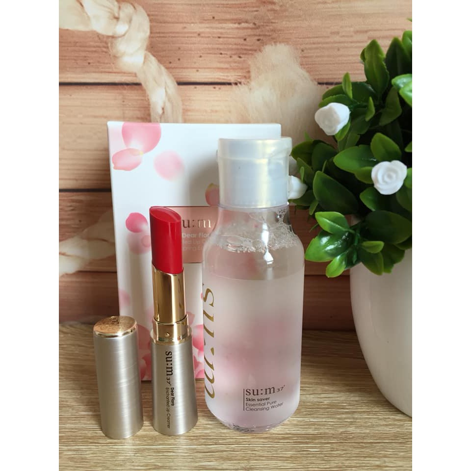 [CHÍNH HÃNG] Set Son Sum 37 Tặng Chai Tẩy Trang 100ml | Shopee Việt Nam