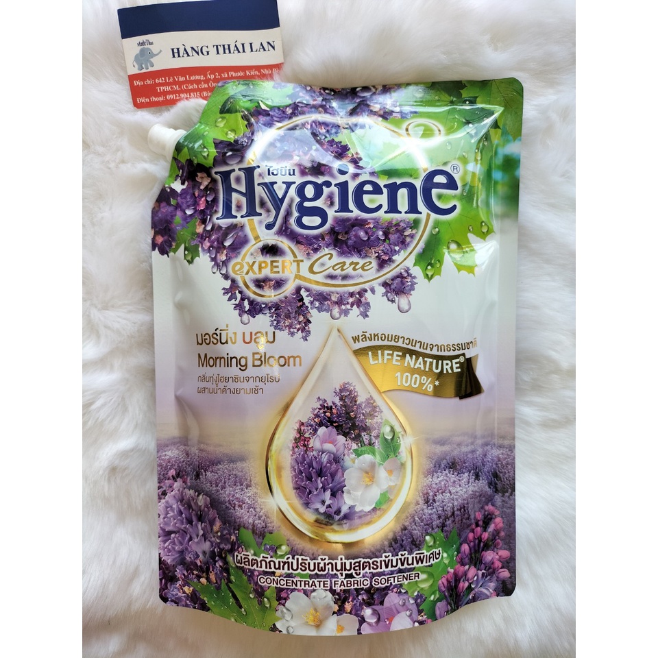 NƯỚC XẢ VẢI HYGIENE THÁI LAN 1150ML MÀU TÍM MORNING BLOOM | Shopee Việt Nam