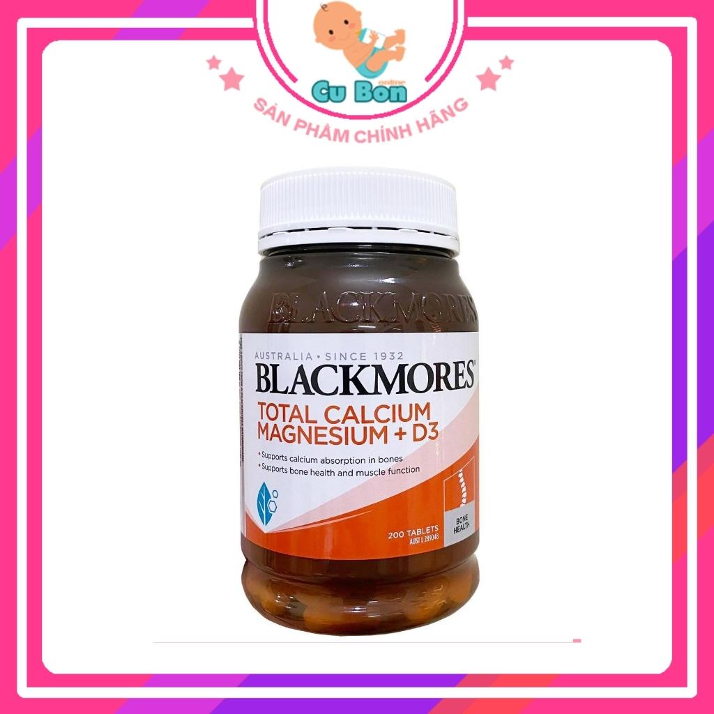 Viên Uống Bổ Sung canxi và D3 Total Calcium & Magnesium + D3 Blackmores của úc hỗ trợ xương khớp ...