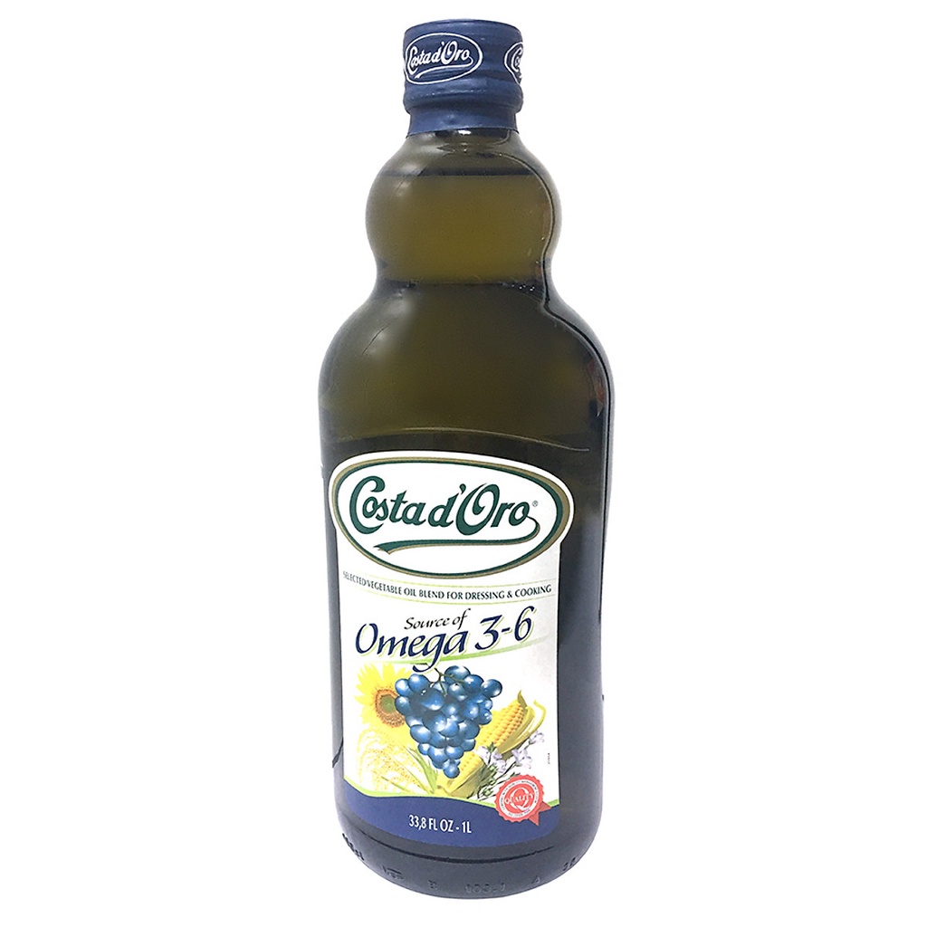Dầu Thực Vật Omega 3-6 Costad'Oro Chai 1L Chính Hãng - Omega 3-6 Costad ...