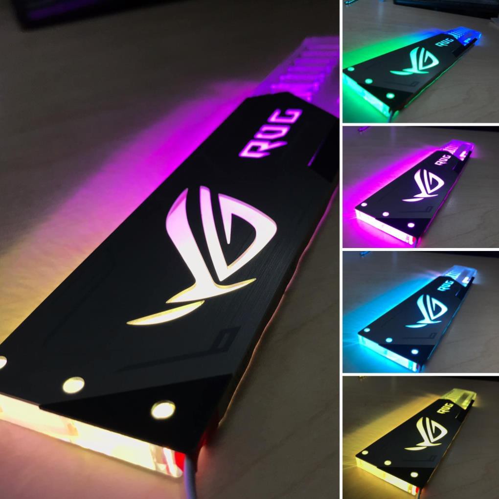 Giá Đỡ VGA Ngang LED Digital RGB Mặt INOX | Shopee Việt Nam