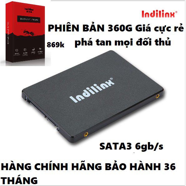 Ổ cứng SSD 360GB Indilinx |Chính hãng| Tặng Cáp Sata 3| Miễn Phí Cài ...