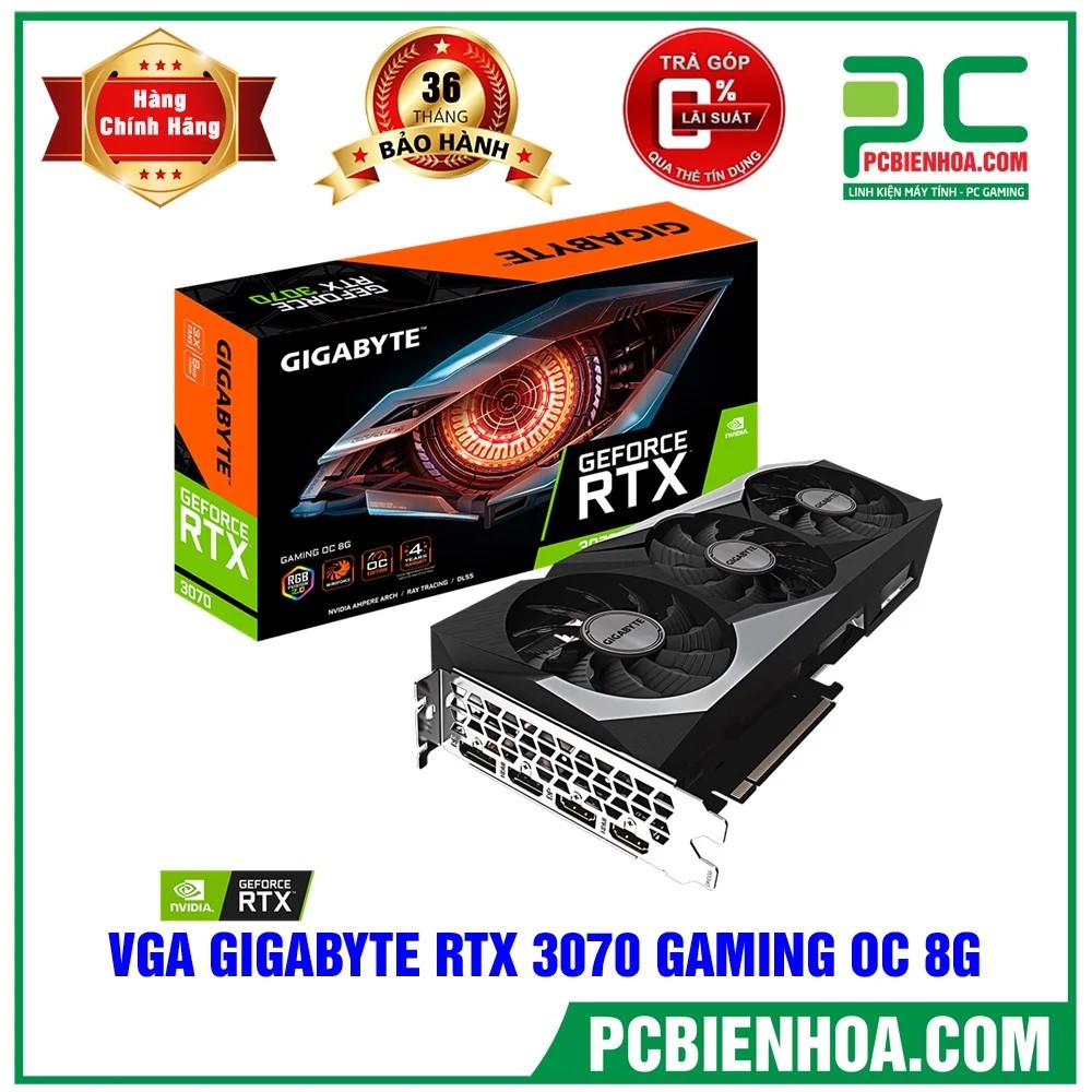 VGA GIGABYTE GEFORCE RTX 3070 GAMING OC 8G | Shopee Việt Nam