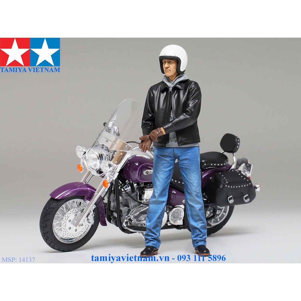 [TAMIYA] 14137 Mô hình người lái xe mô tô 1/12 SCALE STREET RIDER ...