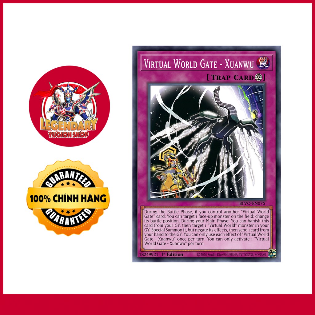 [Thẻ Bài Yugioh Chính Hãng] Virtual World Gate - Xuanwu | Shopee Việt Nam
