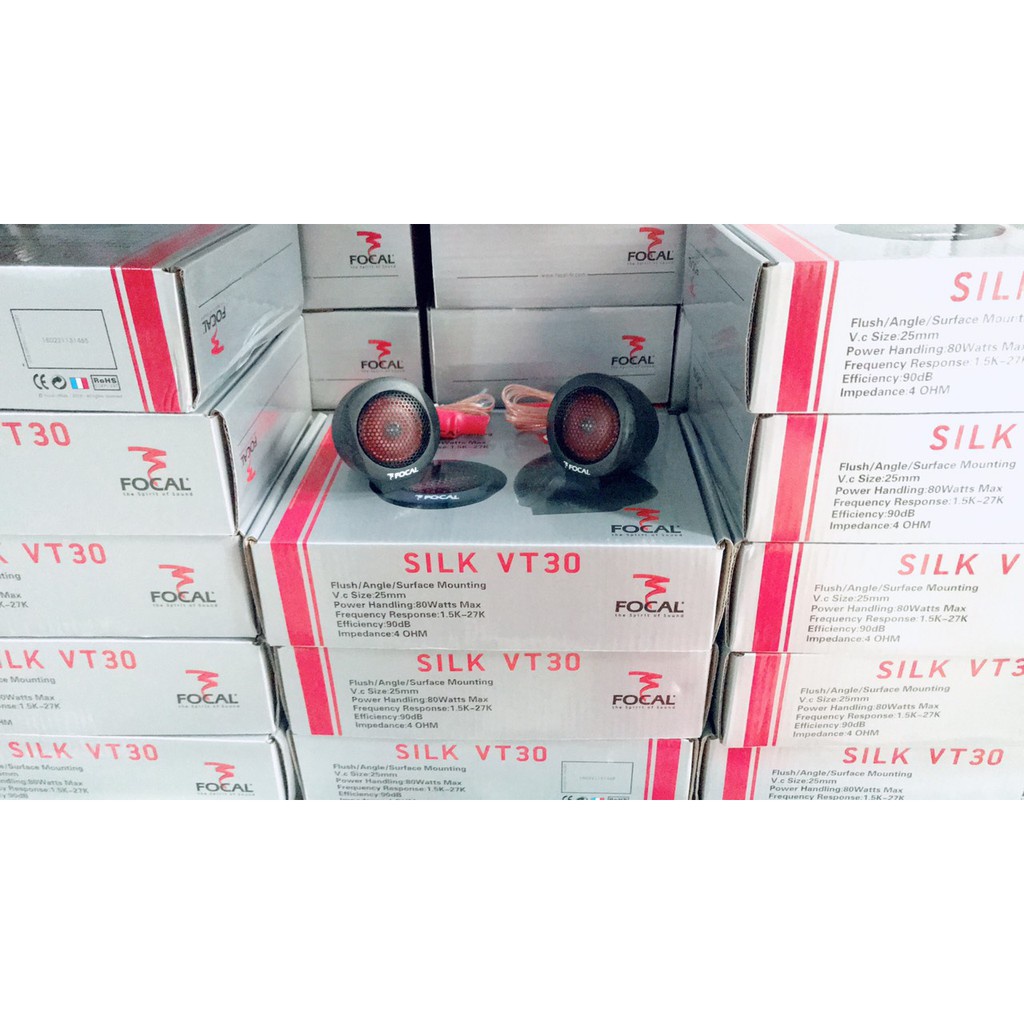 Bộ 2 LOA trép siêu cấp FOCAL SILK VT30 loa treble xe hơi ô tô siêu cấp ...