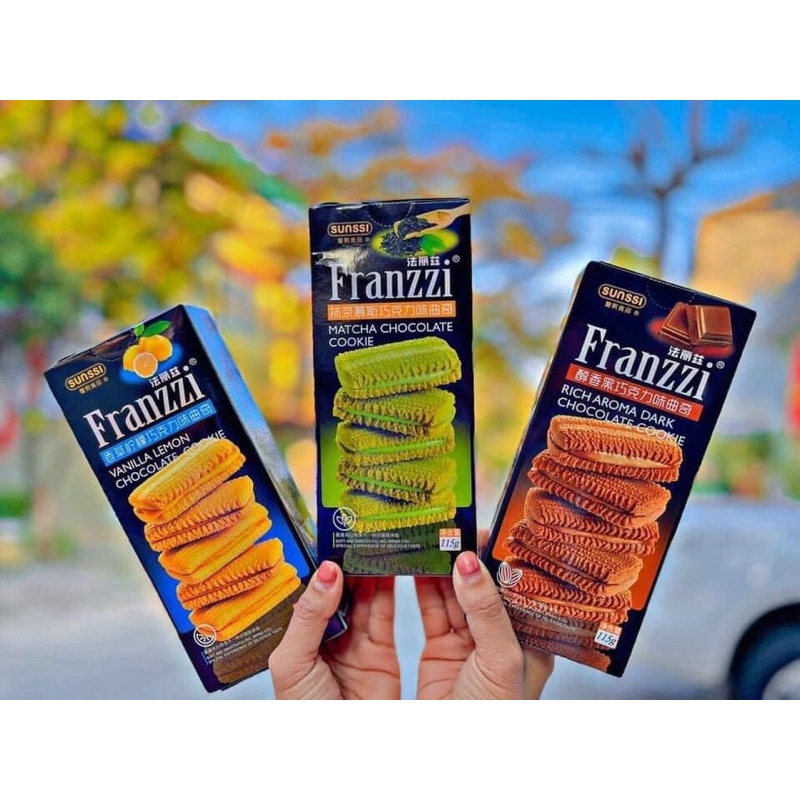 Bánh quy kẹp kem Franzzi hộp 115g | Shopee Việt Nam