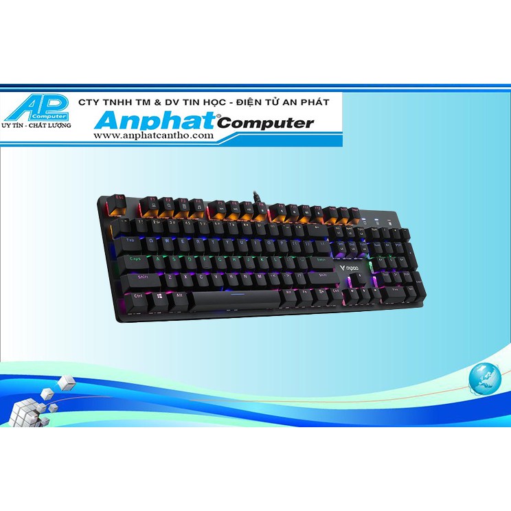 Bàn Phím Cơ Gaming Rapoo V500SE Blue Switch/LED RGB - Hàng Chính Hãng - Bảo hành 24 tháng ...