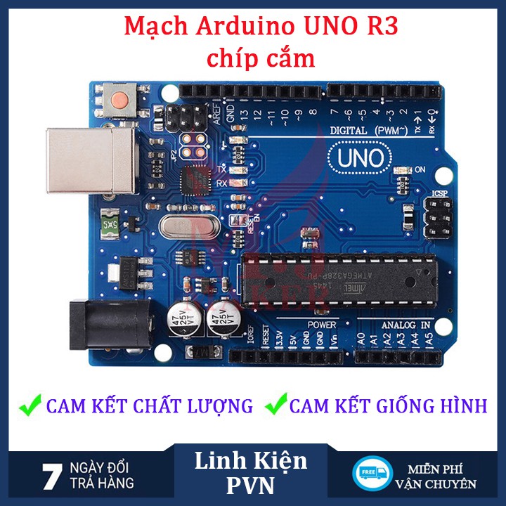 Mạch thích hợp phát triển ARDUINO UNO R3 | Shopee Việt Nam