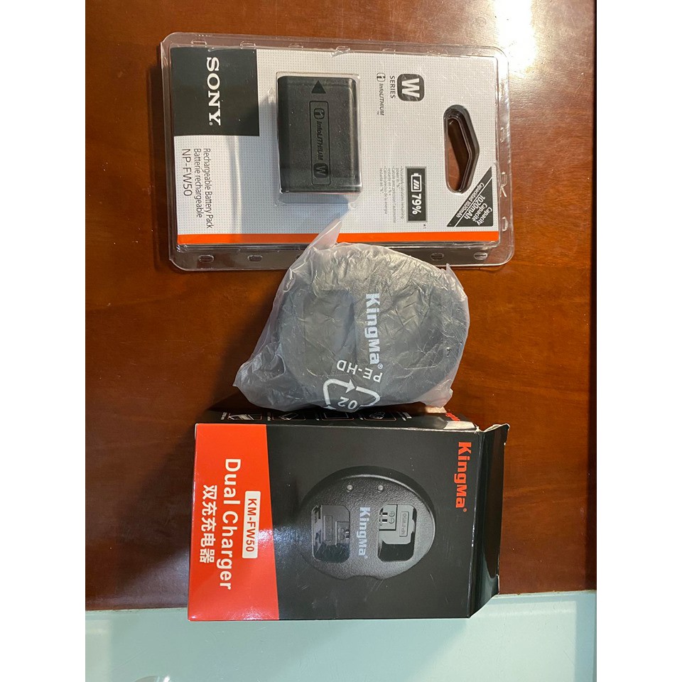PIN SONY FW-50 chính hãng + Cốc sạc Kingma | Shopee Việt Nam