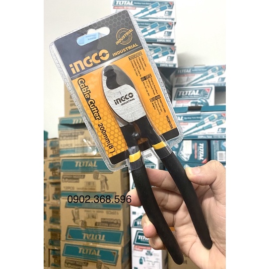 Kìm cắt cáp điện 8 inch INGCO HCCB0208 (230523) | Shopee Việt Nam