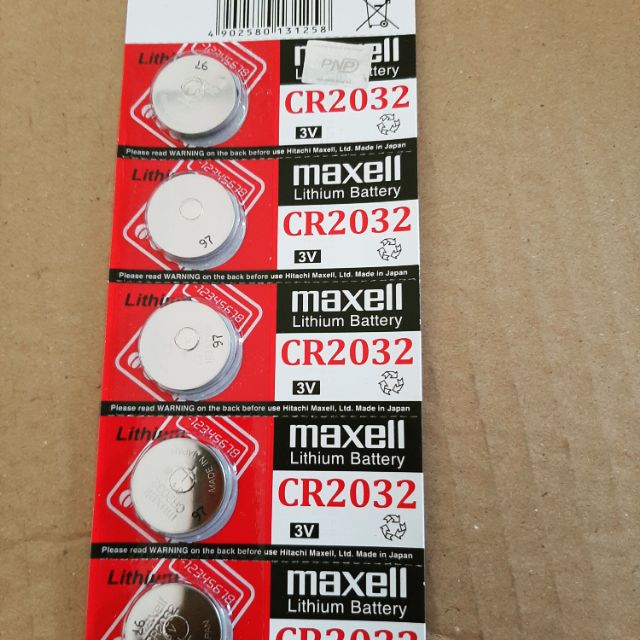 5 viên pin CR2032 LITHIUM MAXCELL | Shopee Việt Nam