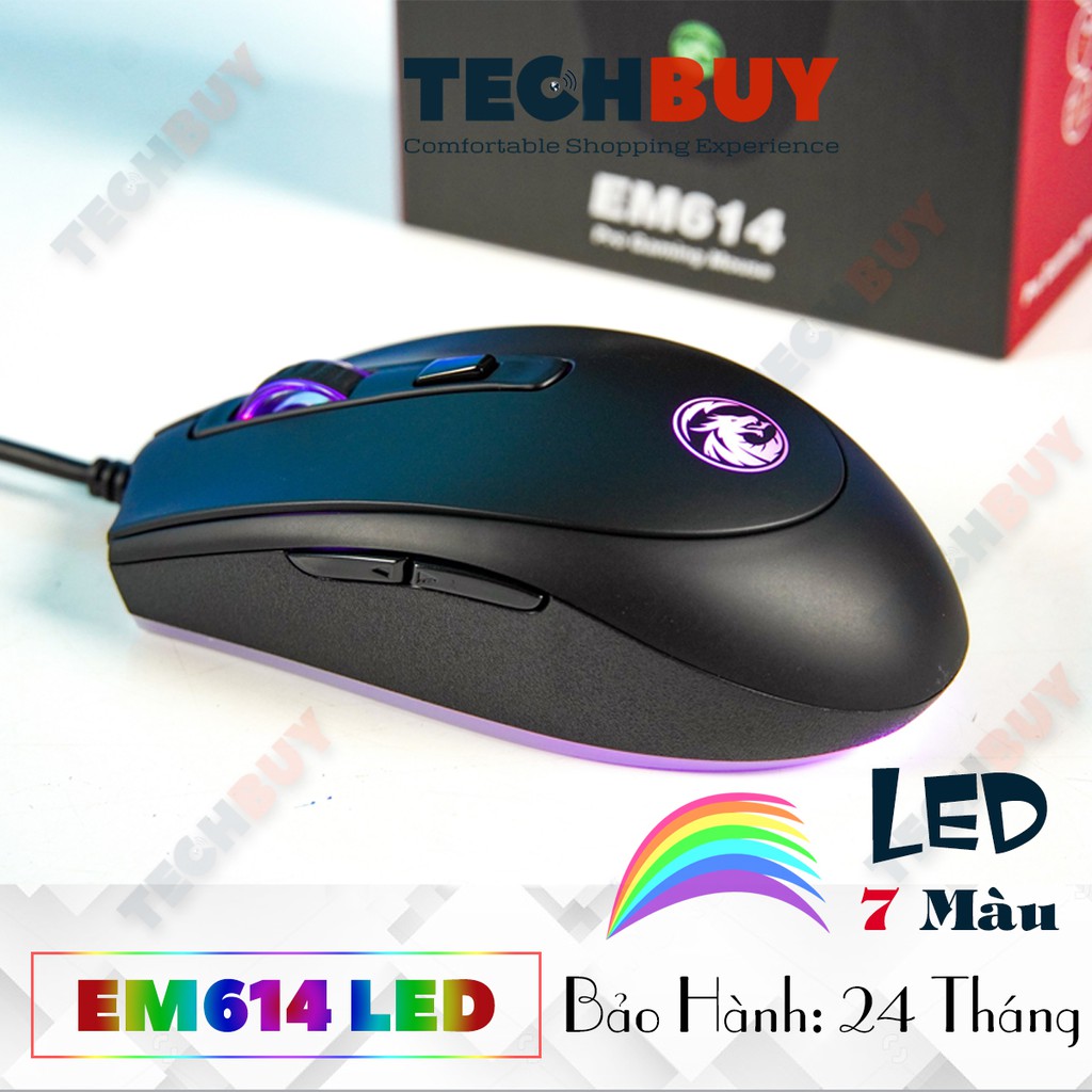 Chuột Gaming E-Dra EM614 LED, màu đen - BH 24 Tháng Toàn Quốc I Gaming ...