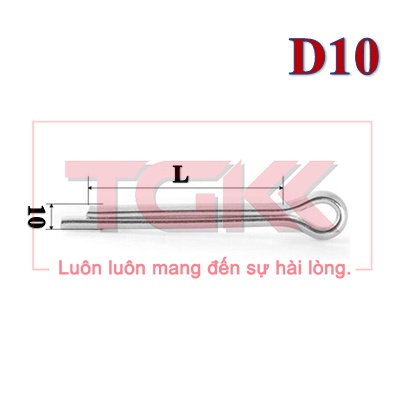 Chốt chẻ inox 304 D10 | Shopee Việt Nam