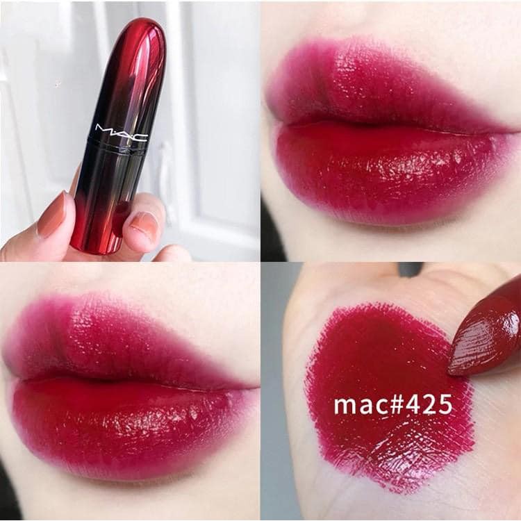 Son Mac 425 Maison Rouge – Màu Đỏ Đậm (3g) | Shopee Việt Nam