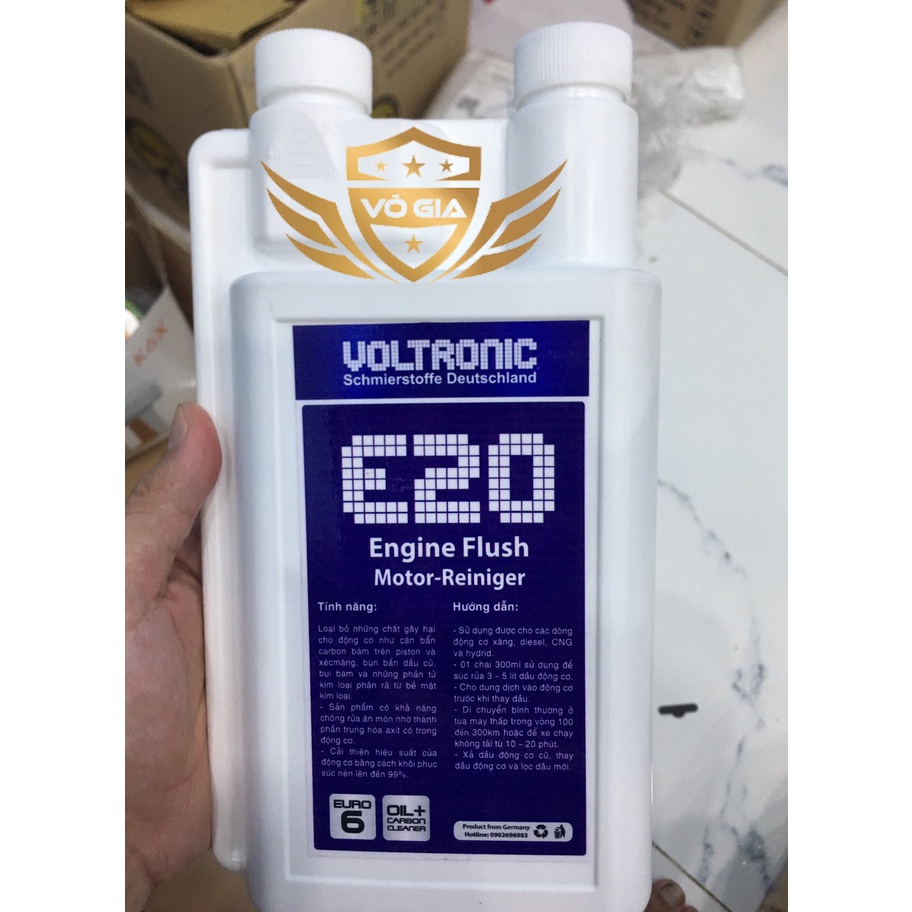 Dung dịch súc rửa động cơ VOLTRONIC E20 ENGINE FLUSH 1L - chiếc lẻ | Shopee Việt Nam