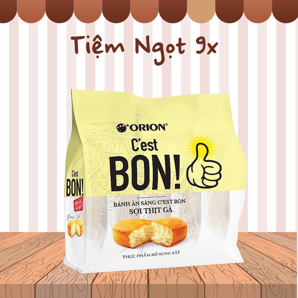 Bánh Ăn Sáng Sợi Thịt Gà C’est Bon 85g ( 5 gói X 17g ) | Shopee Việt Nam