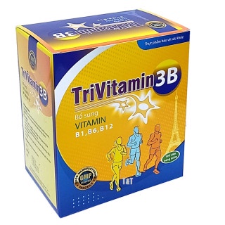 TRIVITAMIN 3B hộp 100 viên nang mềm - Bổ sung Vitamin nhóm B (B1 - B6 - B12) hỗ trợ tăng cường ...