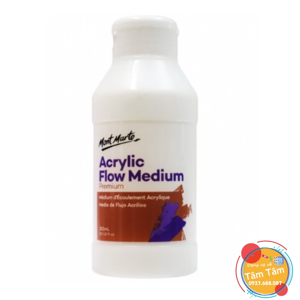 [ TÂM TÂM ]-Dung Môi Mont Marte Acrylic Flow Medium Premium 250ml/500ml - | Shopee Việt Nam