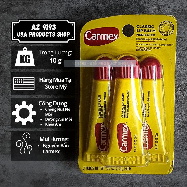Son Dưỡng Môi Carmex,Hàng Mỹ, Dưỡng Camex Không Màu, Chính Hãng Mỹ, Dưỡng Ẩm, Giảm Khô Môi ...