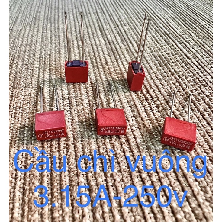 Cầu Chì Vuông , cầu chì hộp -T3.15A250V loại tốt. Giá bán 10 con là 45k | Shopee Việt Nam