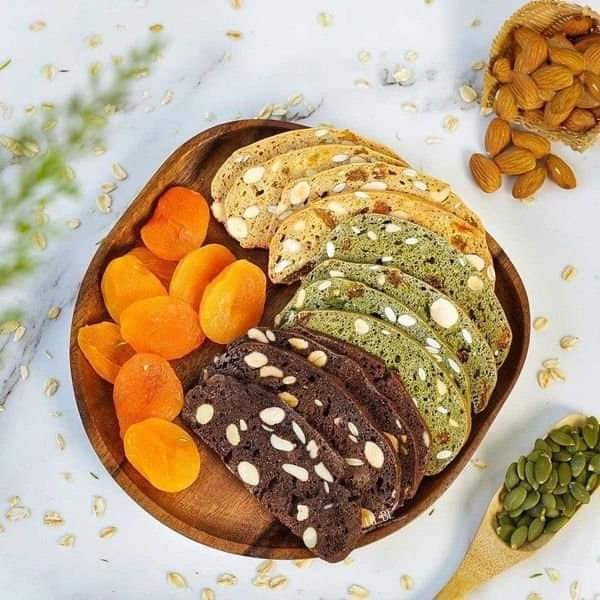 1 Kg Bánh Biscotti Ăn Kiêng Mix 3 Vị - Vani, Chocolate, Matcha Thơm ...