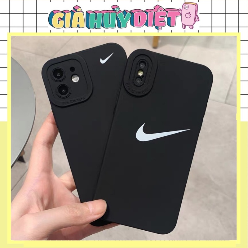 Ốp lưng iphone Pro Camera Thương Hiệu Nike Đen 15/15Plus/15Pro/15Promax ...
