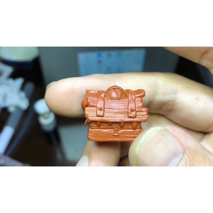 Keycap artisan Mimic Treasure Chest hàng độc màu nâu gỗ lắp cho bàn ...