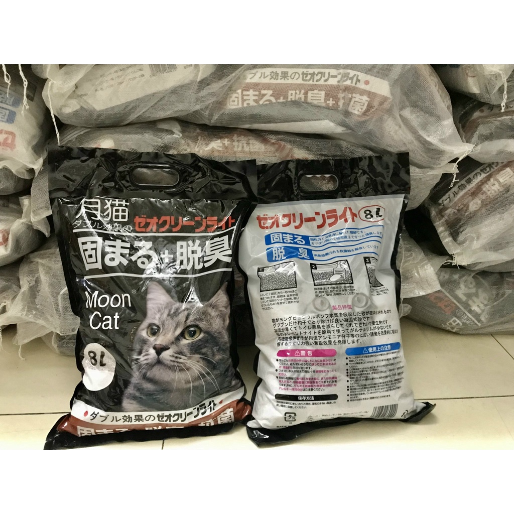 [Chính hãng] Bao mới 9L-Cát vệ sinh mèo Moon cat Nhật vón cục tốt ...