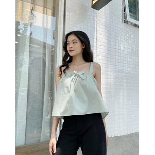 YU CHERRY | Áo babydoll nữ nơ nhỏ trước ngực Bowy Top YA380 | Shopee Việt Nam