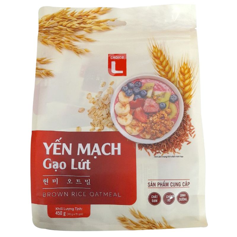 Yến Mạch Gạo Lứt Choice L Túi 450G (15 Gói x 30G) | Shopee Việt Nam