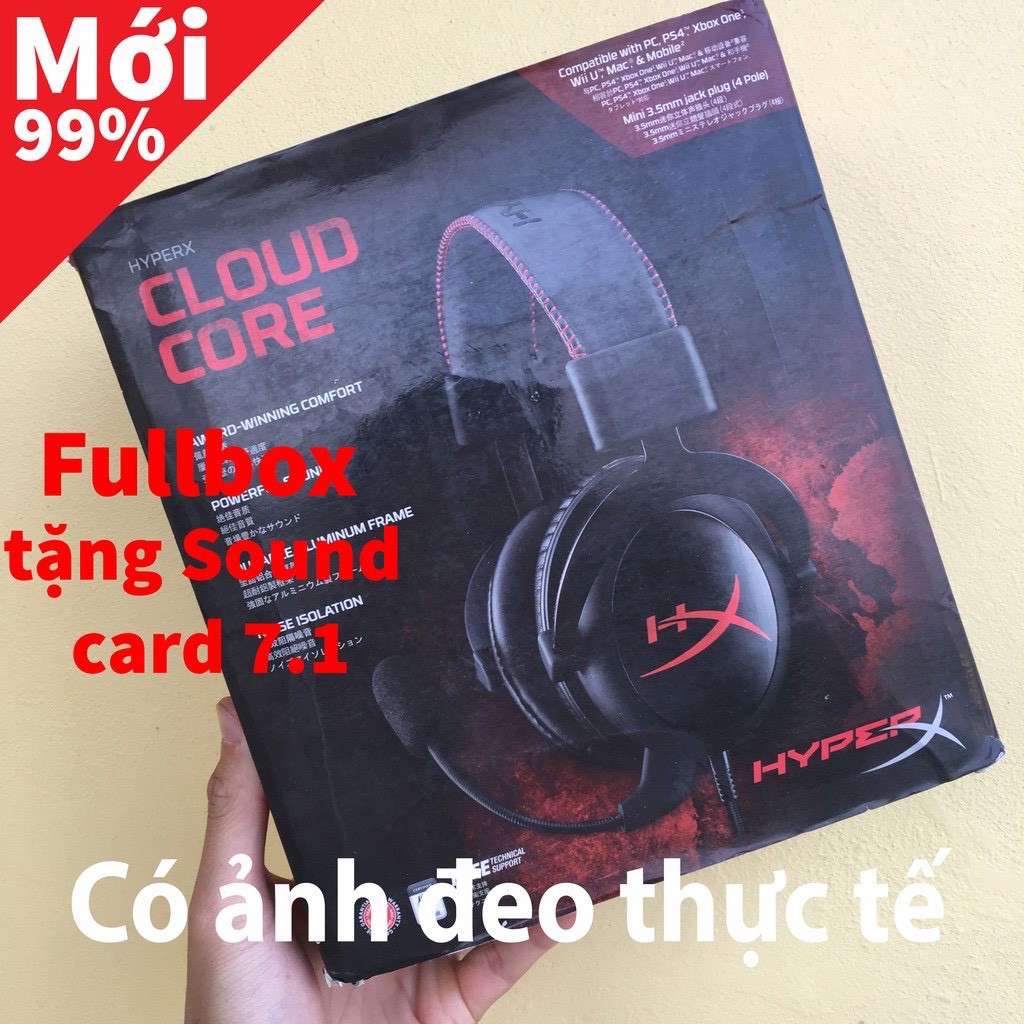 CHÍNH HÃNG - Tai nghe Kingston HyperX Cloud Core | Shopee Việt Nam