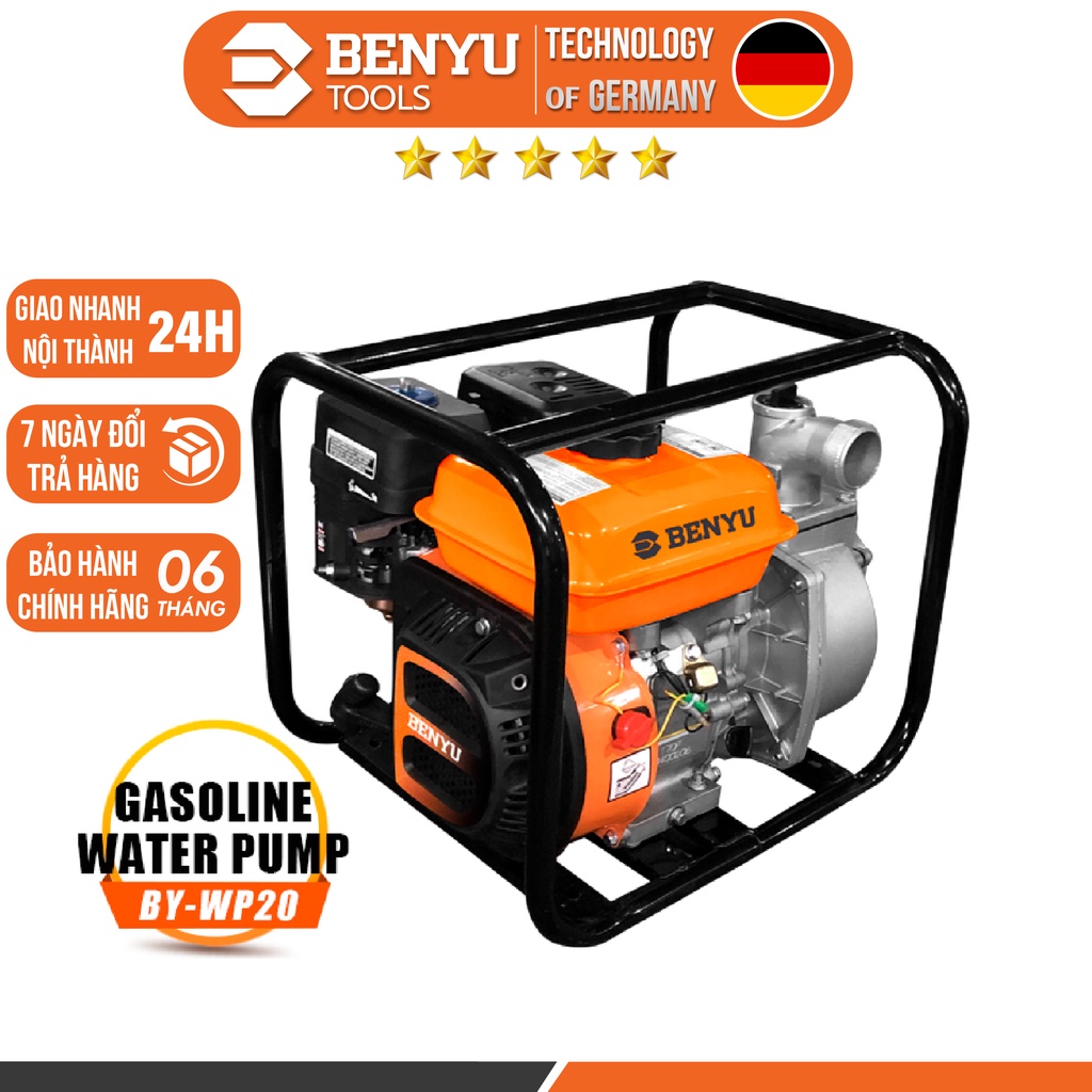 Máy bơm nước chạy xăng 7.5HP BENYU BY-WP20 | Shopee Việt Nam