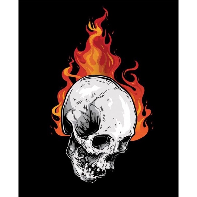 [HÌNH ỦI NHIỆT] Hình dán nhiệt SKULL (Nhiều mẫu & Size) | Shopee Việt Nam