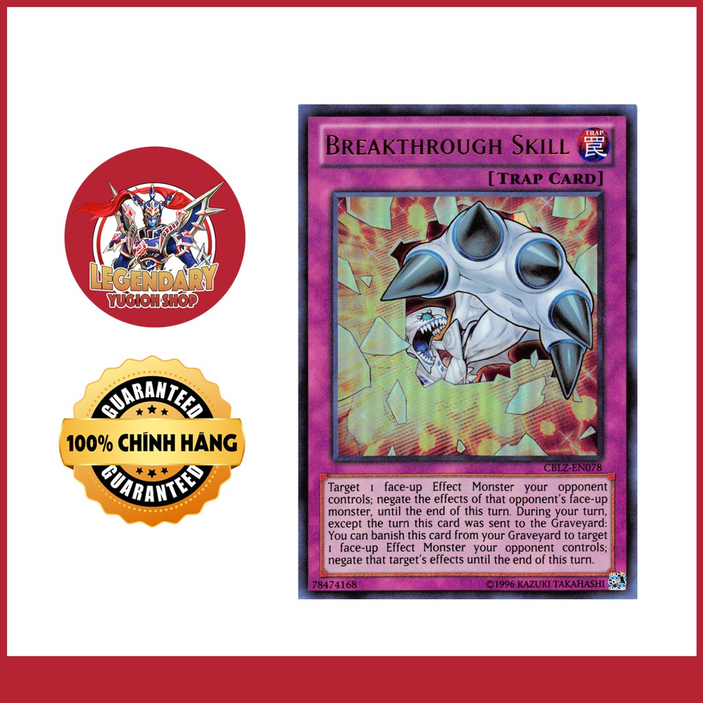 [Thẻ Bài Yugioh Chính Hãng] Breakthrough Skill | Shopee Việt Nam