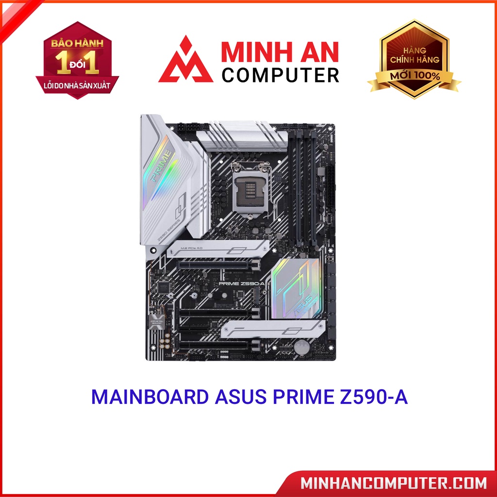 Mainboard Asus Prime Z590A (Intel Z590, Socket 1200, ATX, 4 khe RAM ...