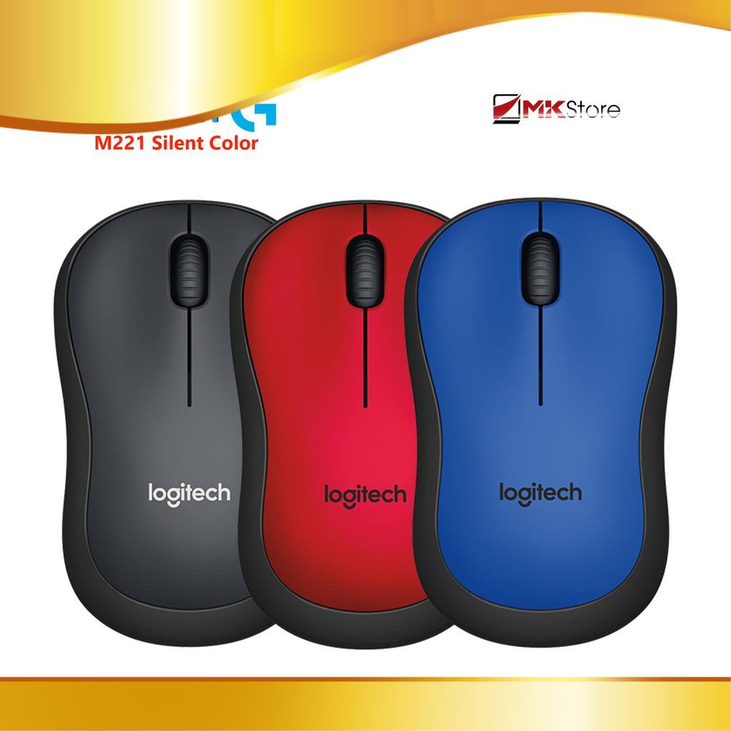 Chuột không dây Logitech M221 Silent Color | Shopee Việt Nam