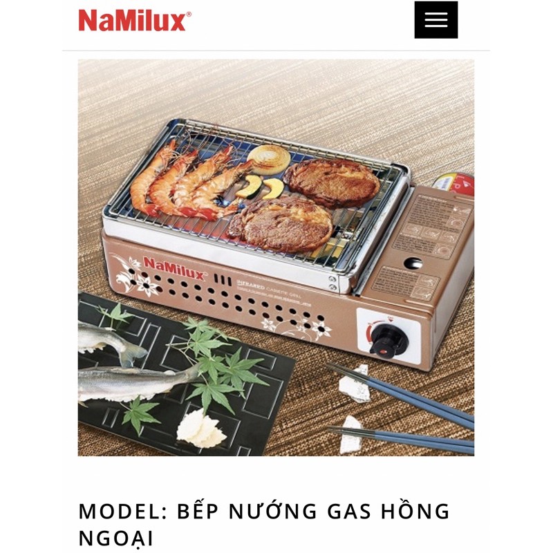 BẾP NƯỚNG NAMILUX GP2021 DÙNG LON GAS MINI🔥🔥🔥 | Shopee Việt Nam