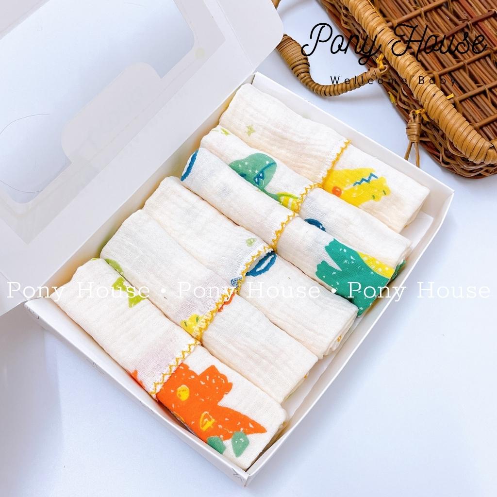 Khăn Sữa Boona - Set 6 Khăn Xô Muslin Siêu Mềm, Mịn Rửa Mặt, Tắm Cho Bé Sơ Sinh | Shopee Việt Nam